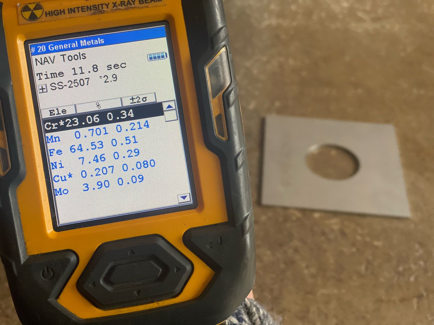 PMI XRF rontgen analyzer - Worldwide Maritime Scrubber Welding Service ...