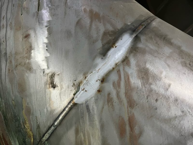 contaminated and corroded superduplex welds in the top Funnel ...